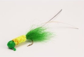 Slater Double Trouble Jig 1/32 Green/Chart/Green 12/cd – Burch Fishing ...