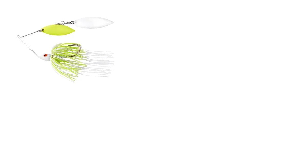 War Eagle Spinnerbait Paint Frame DW 1/2 White Chart – Burch Fishing Tackle