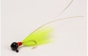 Slater Thread Neck Jig 1/32 Black/Red/Charteuse #6 Hook 3pk – Burch ...